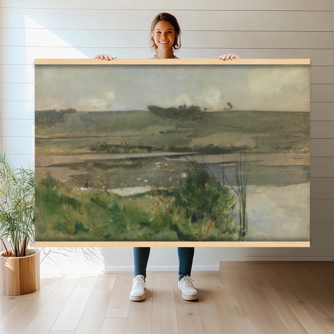Extra Large Scenic Landscape Canvas Print | Peaceful Countryside Wall ...