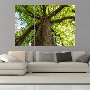Tree Large Wall Art Canvas Print Home Decor Green Tree Canvas - Etsy