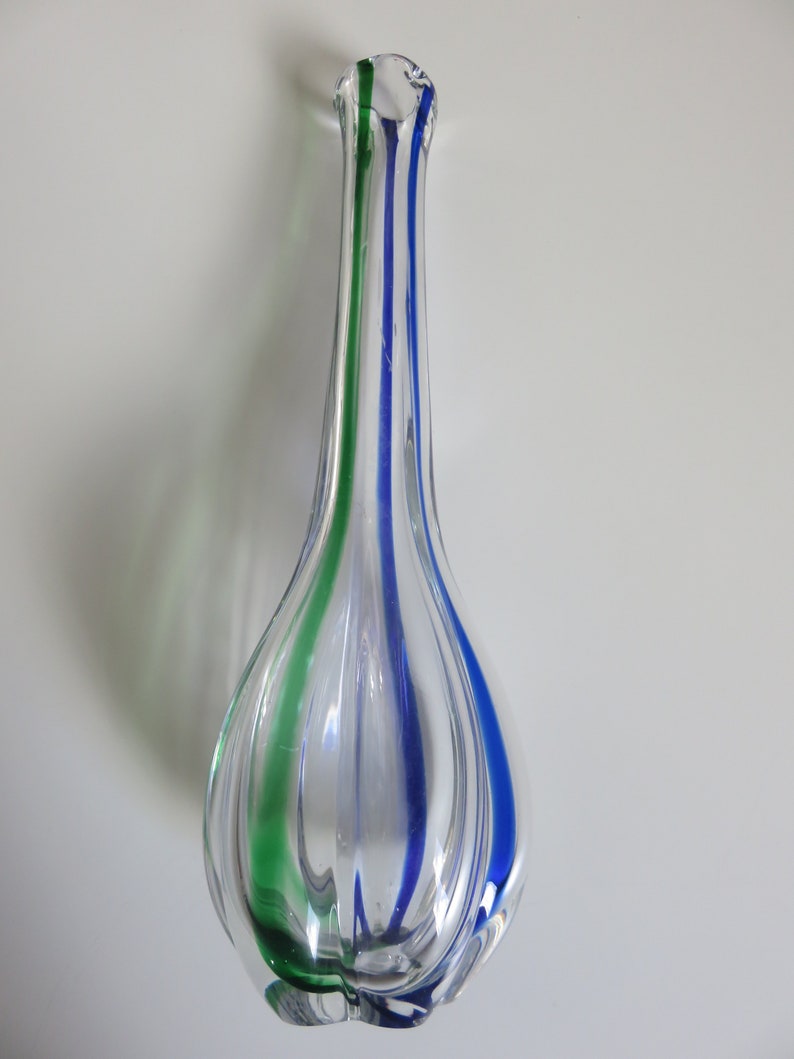 Murano Soliflore Vase, Archimedes Seguso, 80s, Italy, Gift - Etsy