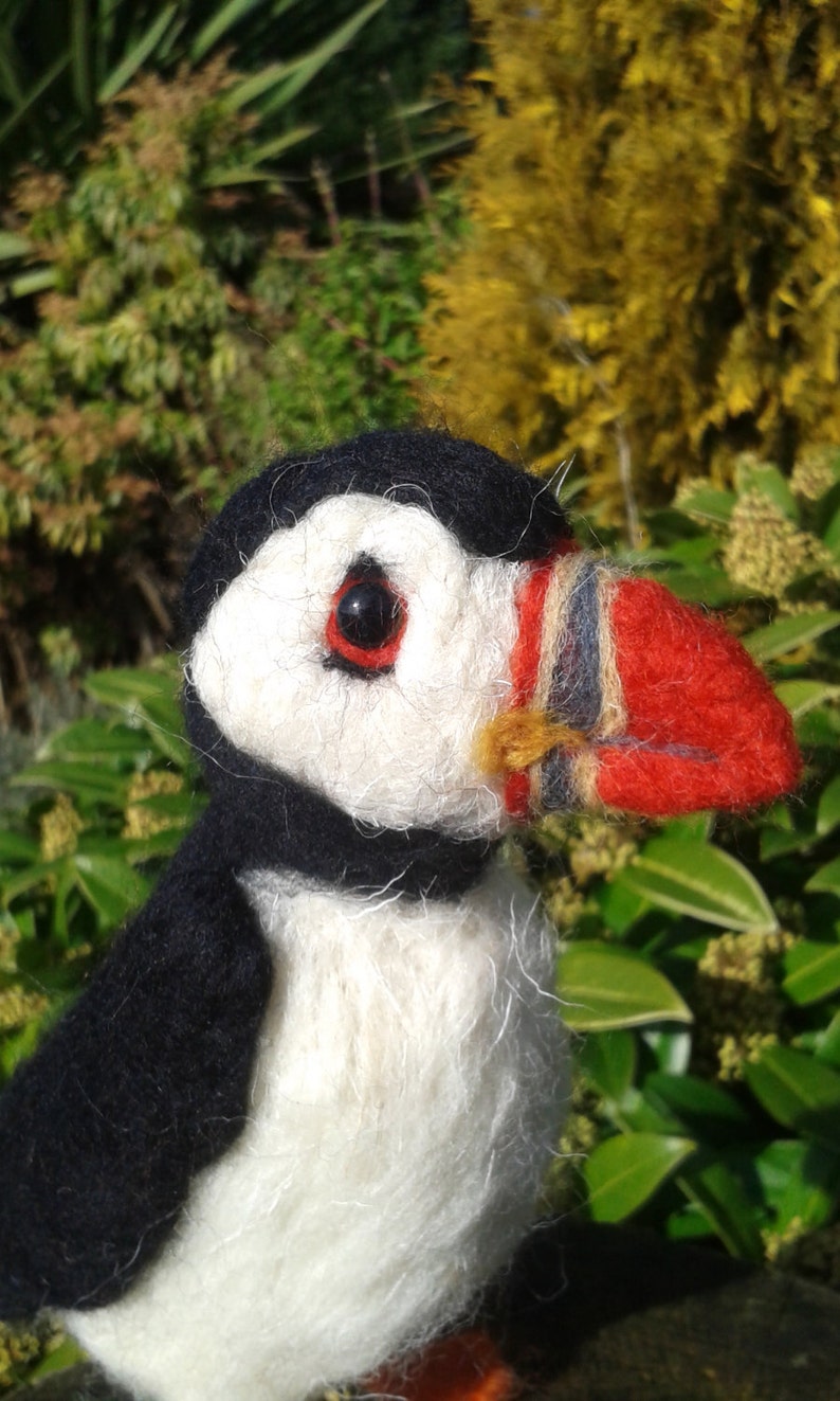 Puffin Needle Felt Kit 100% BRITISH WOOL Makes 2 Puffins - Etsy