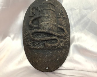 Antique Fire Mark - Etsy