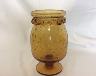 Amber Bubble Glass - Etsy