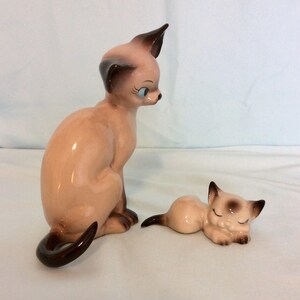 RARE Freeman Mcfarlin Siamese Cat Figurines | Etsy