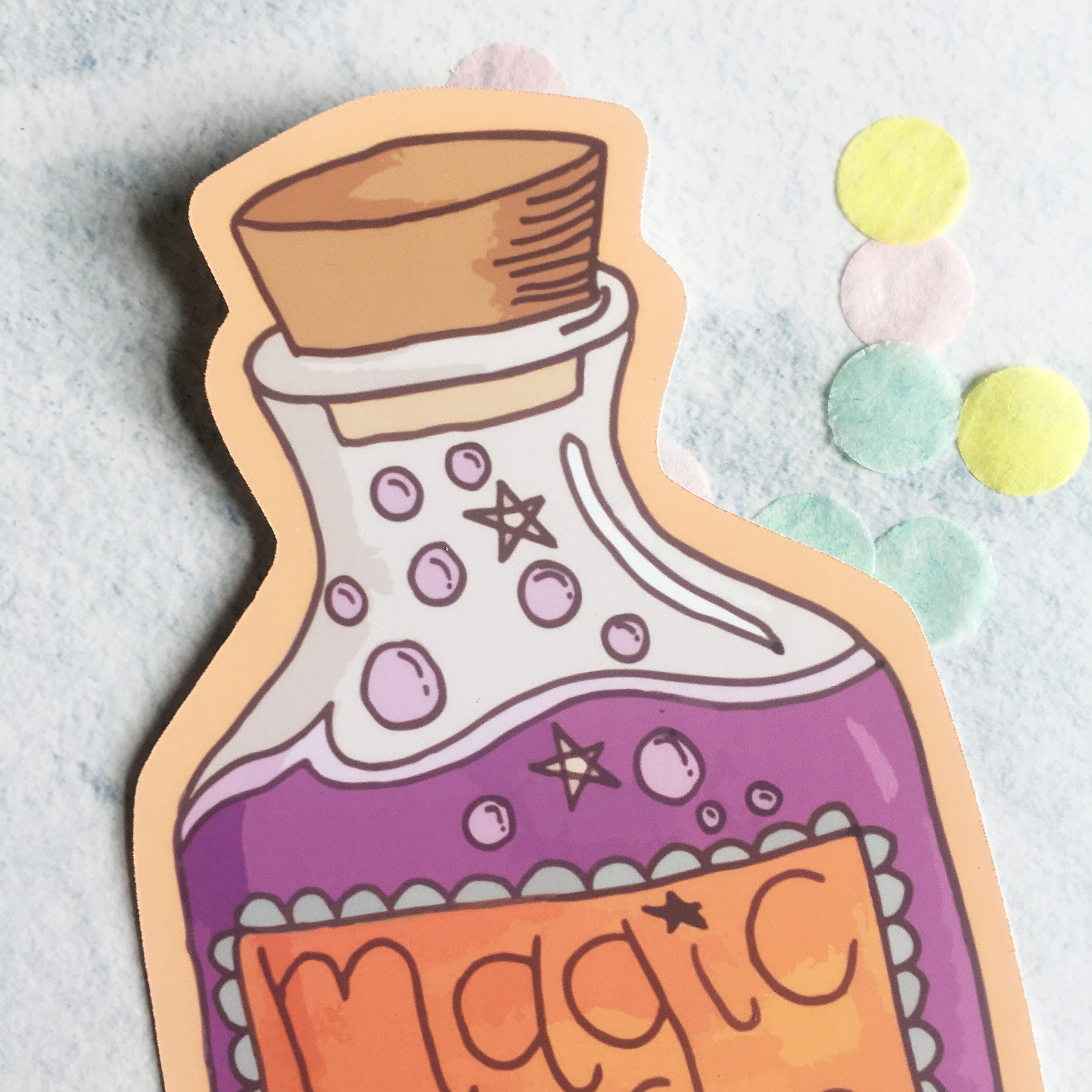 Magic Potion Sticker Wizard Sticker Alchemy Sticker Witch | Etsy