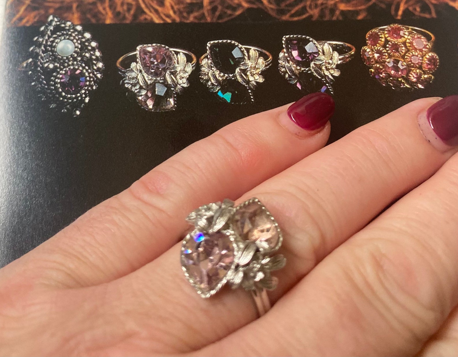 Vintage Sarah Coventry Ring - Etsy