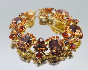 Amazing 5-link JULIANA / D & E Bracelet Topaz, Champagne, Amber ...