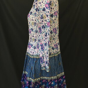 70's Denim Jazz Hippie Pakistan Mini Dress Medium - Etsy