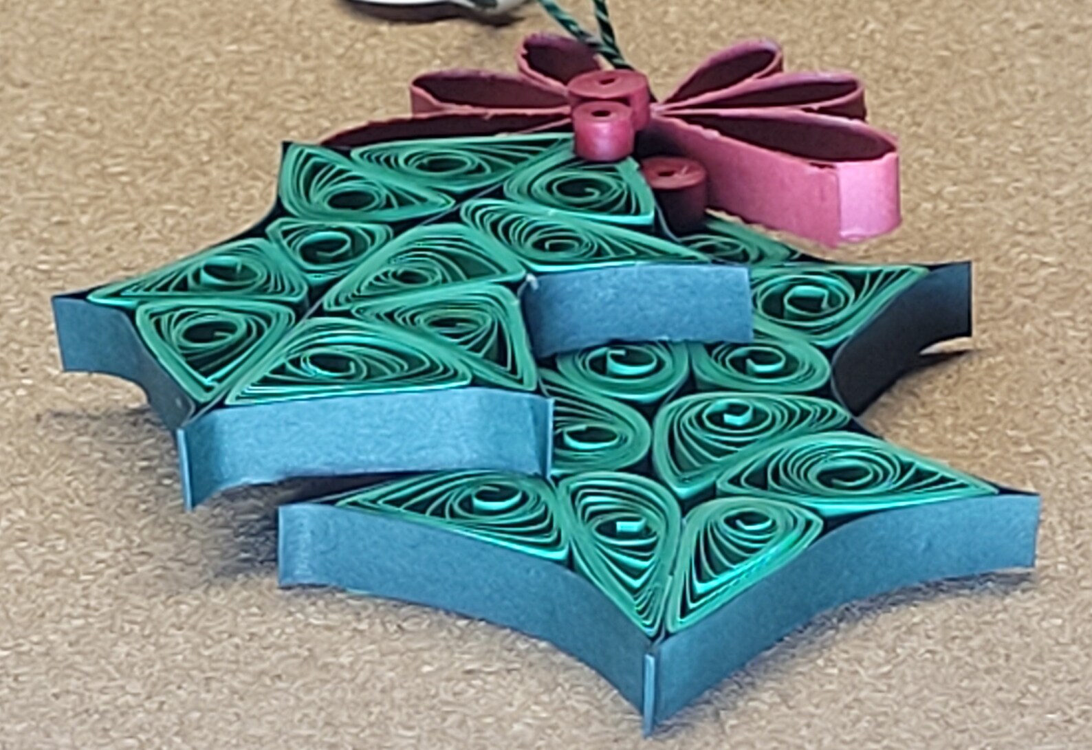 Quilling Holly Ornament. Great for Gift Giving. - Etsy