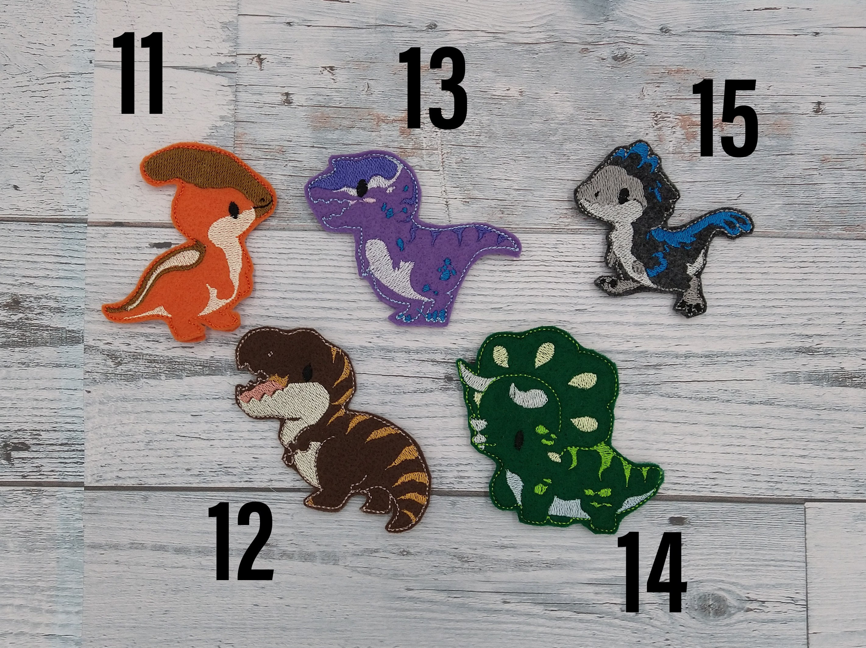 Dinosaur Finger Puppets, Stegosaurus, Iguanodon, Majungasa ...