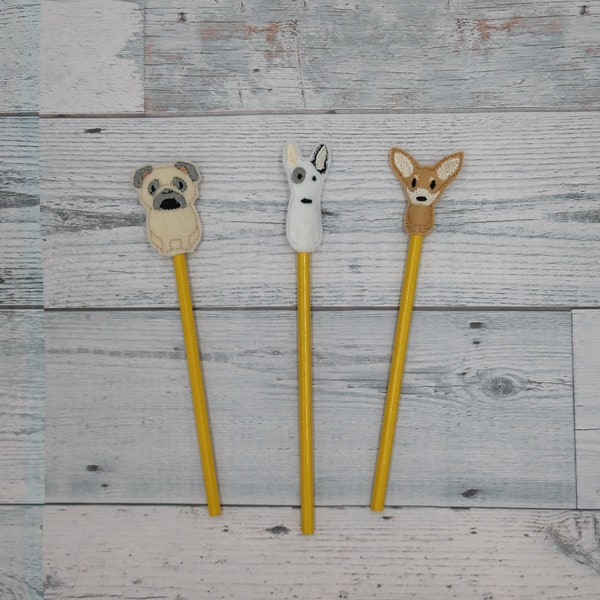 Dog Pencil Toppers - Etsy
