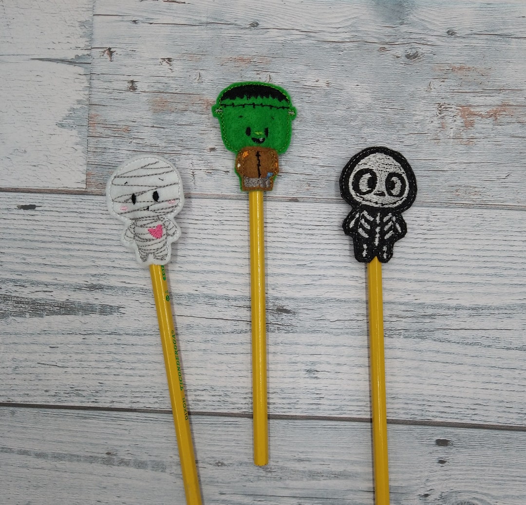Halloween Pencil Toppers - Etsy