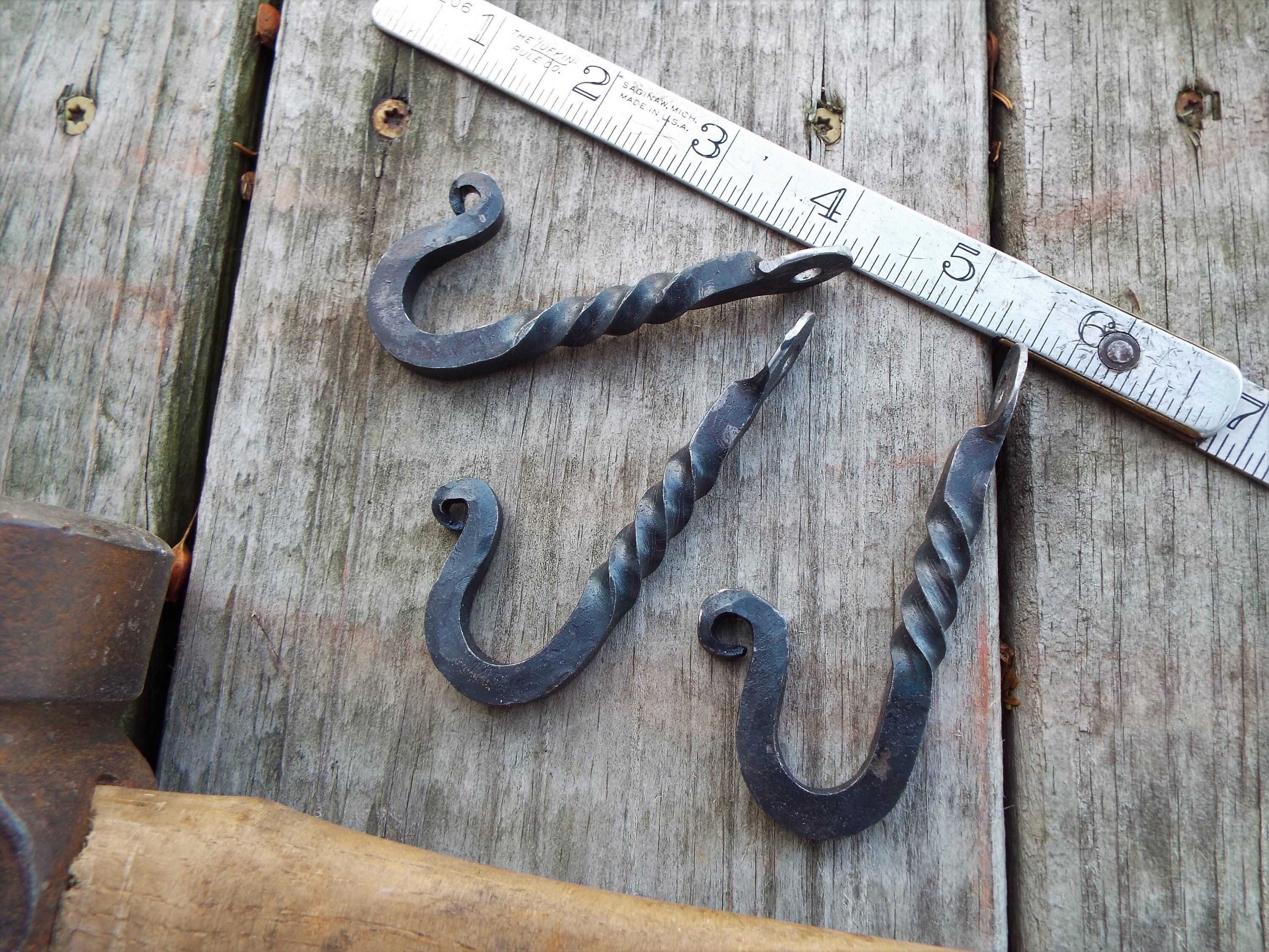 Blacksmith Hook Small Hand Forged Hook for Coats Bags Tools | Etsy