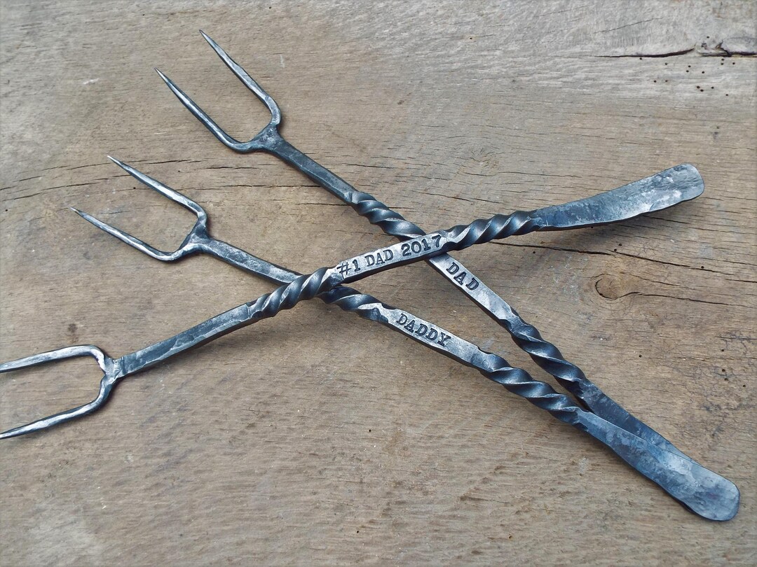 Personalized Grilling Blacksmith Meat Fork! Customized Gift for Him ...