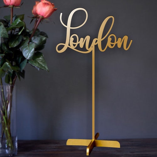 Wedding Table Names Personalised Signs Table Numbers - Etsy