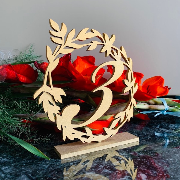 Fancy Table Numbers - Etsy