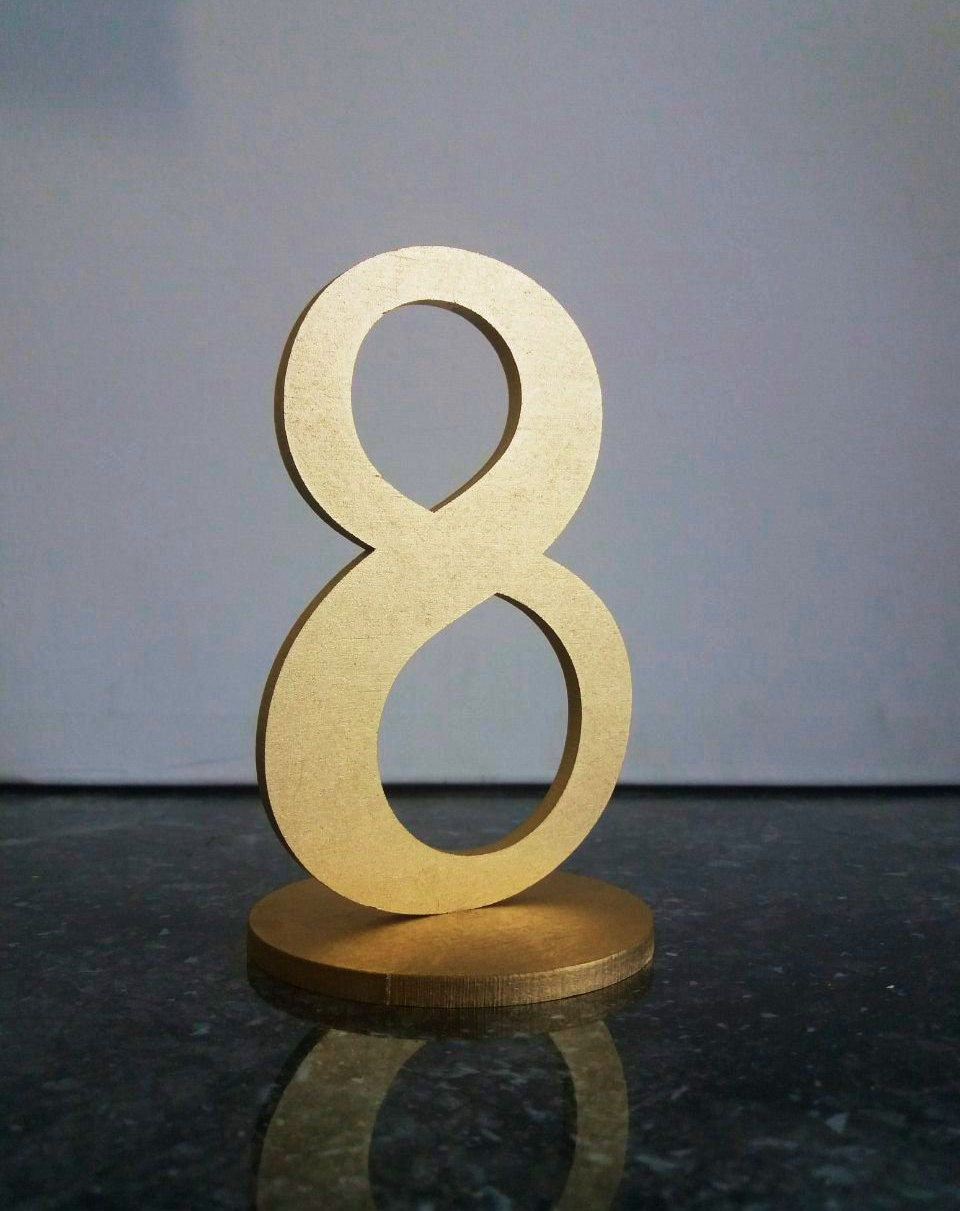 Gold Table Numbers for Wedding Wedding Table Numbers Fancy | Etsy