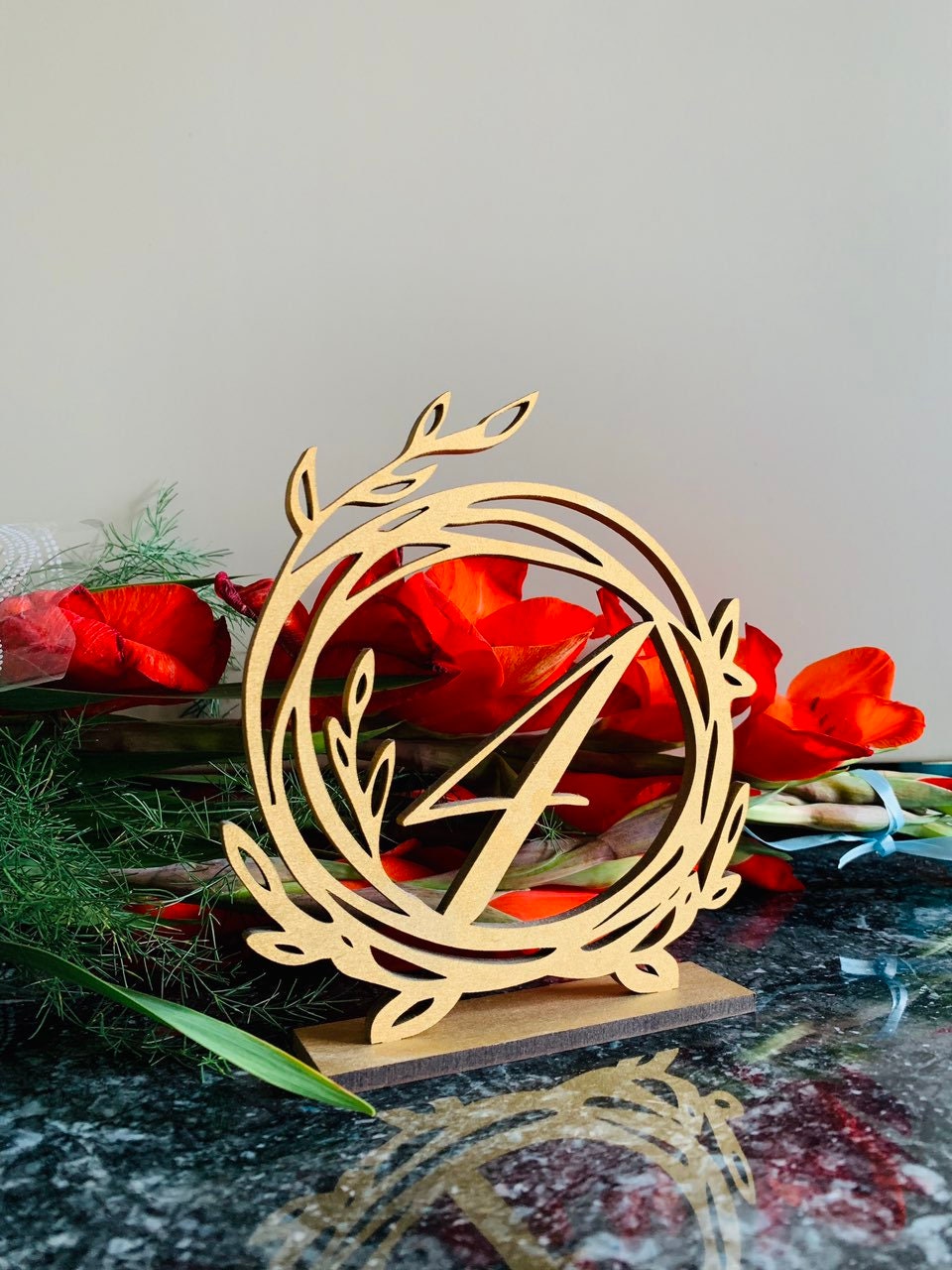 Wooden Table Numbers Custom Wedding Table Number Text Table | Etsy