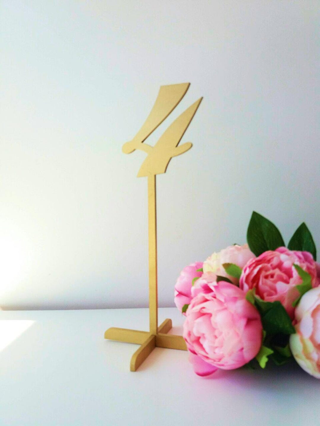Table Numbers-gold Table Numbers-table Numbers With Base-please Send ...
