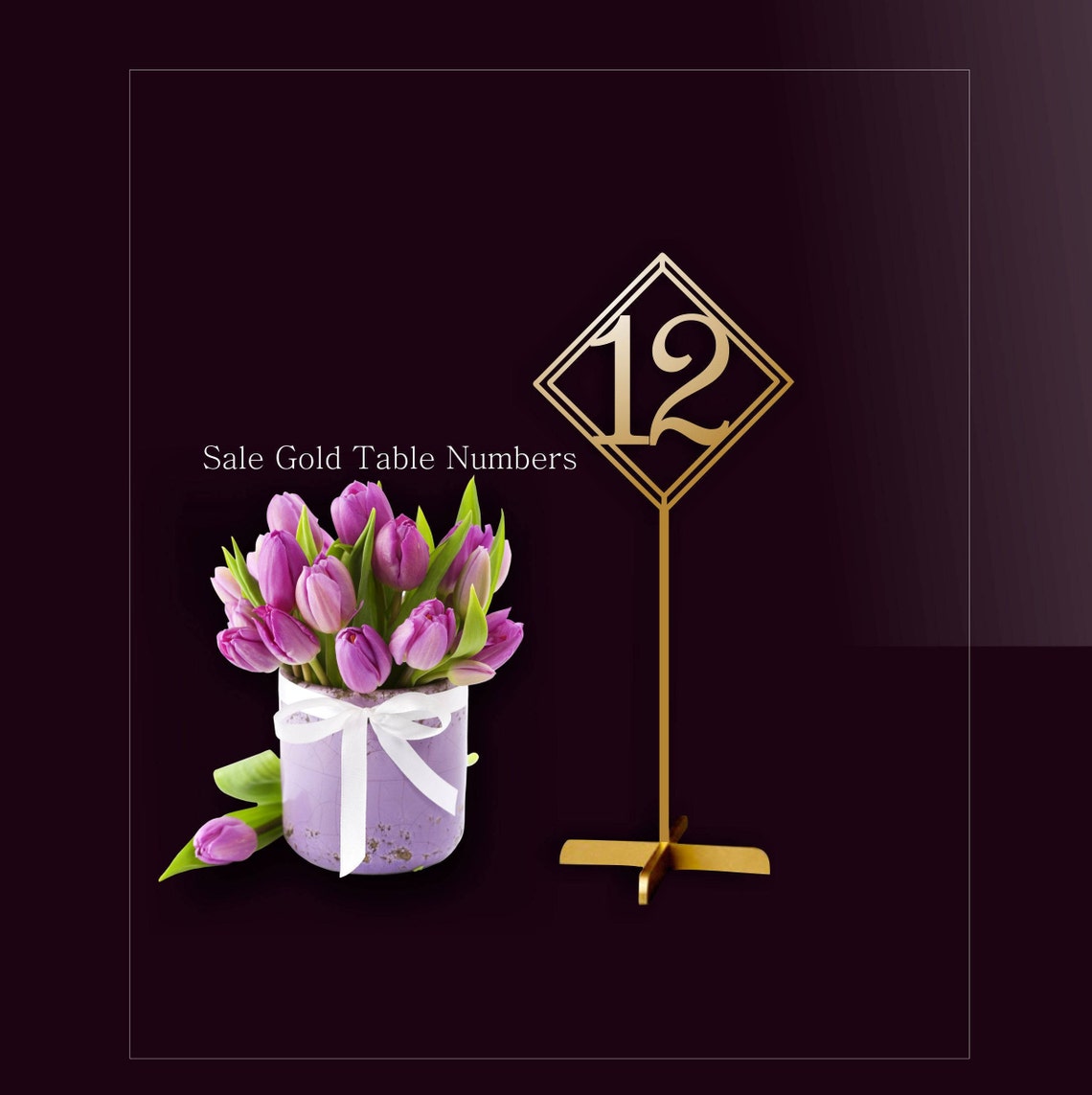 Wedding Table Numbers. Wedding Signs. Table Numbers Gold. Rustic Signs ...