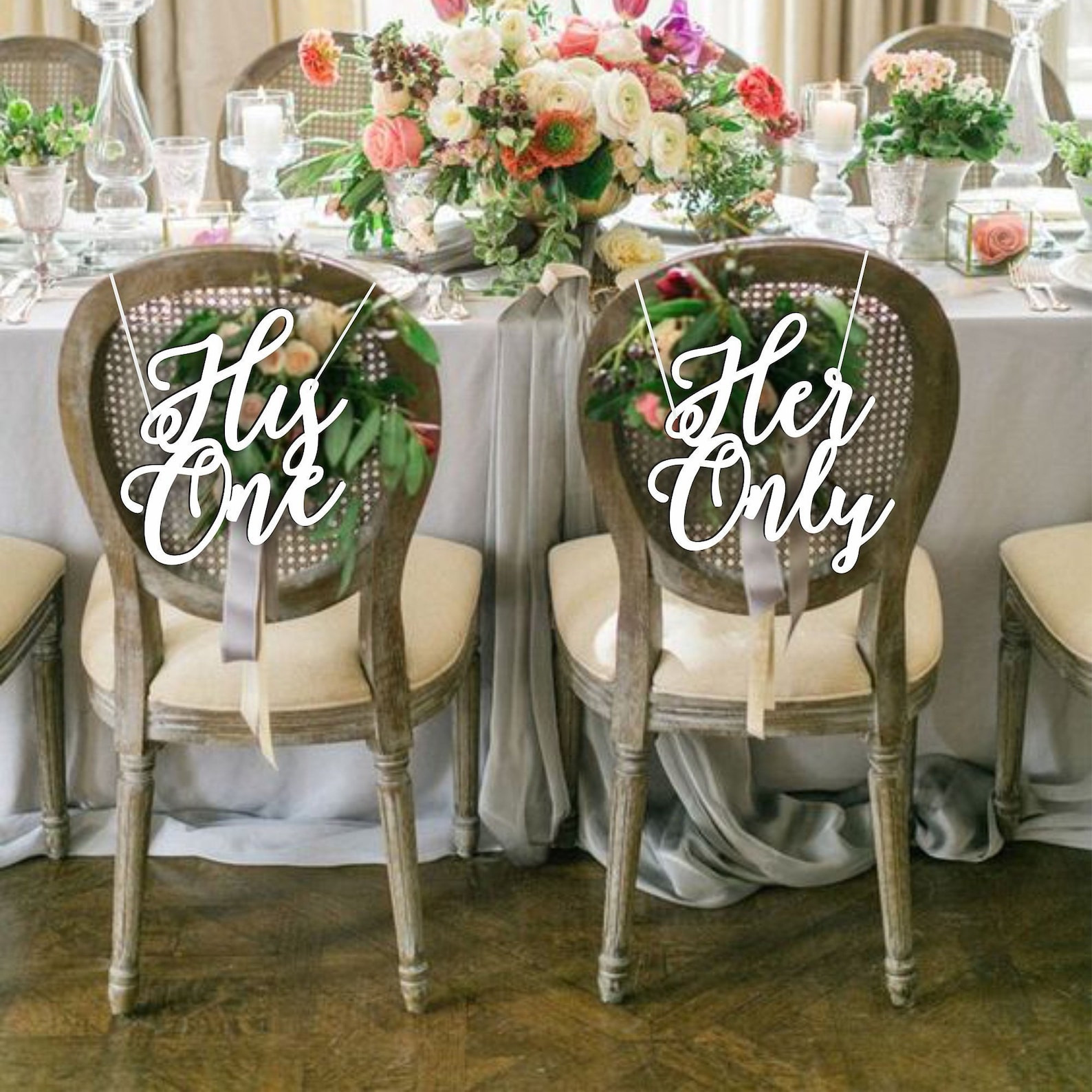 His One Her Only Chair Sign .chair Sign Wedding.his - Etsy