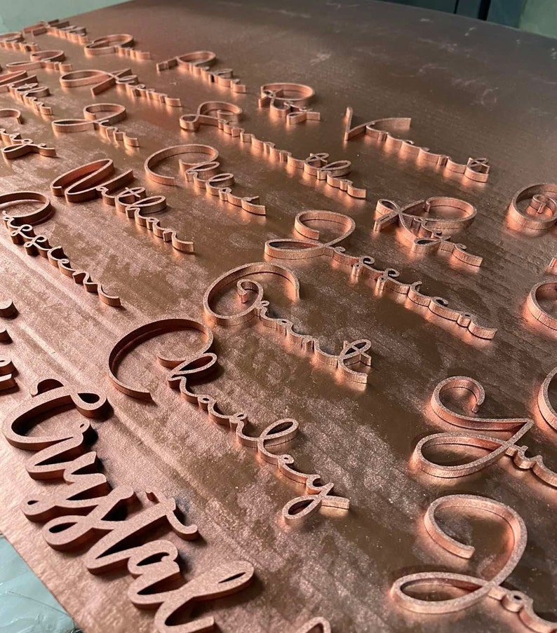 Wedding Place Cards Name Place Cards Custom Font Table Name - Etsy