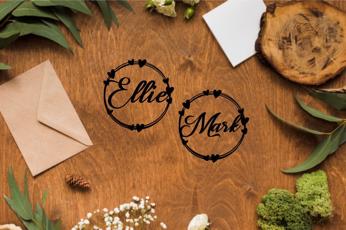 Table Place Name Wedding Place Names Wooden Place Name | Etsy