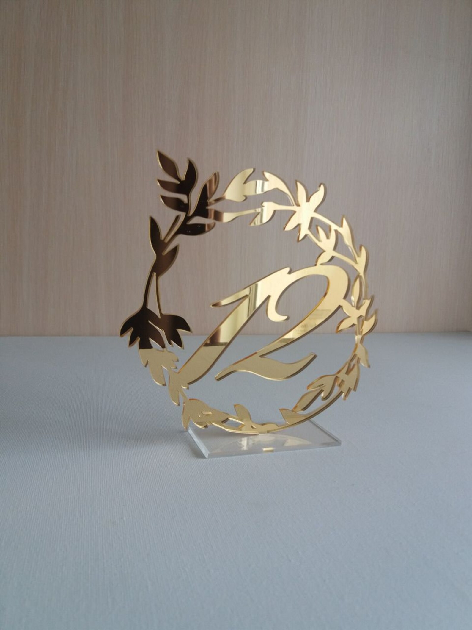 Gold Mirror Acrylic Table Numbers Wedding Table Numbers - Etsy