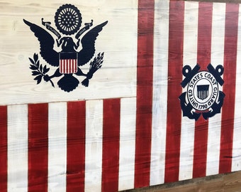 Ensign of the Revenue Cutter Service Flag Coast Guard Wood | Etsy