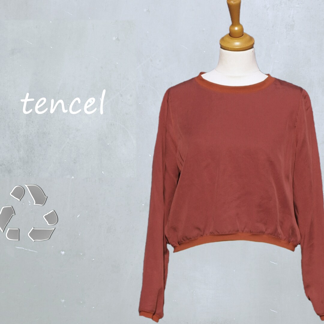 Tencel Cropped Top, Tencel Sweater Top - Etsy