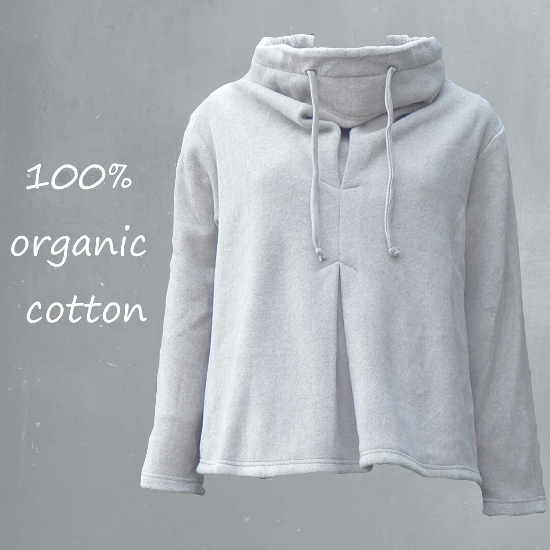 Organic Cotton Fleece Sweater, Fleece Sweat Shirt, Sweater GOTS ...