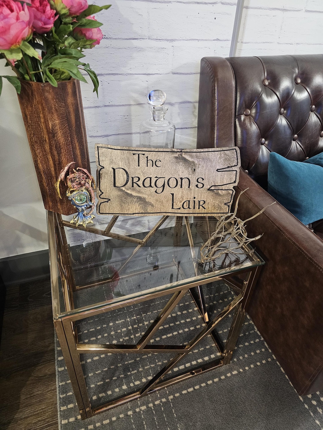 The Dragon's Lair Sign Dungeon Fantasy D&D Large - Etsy