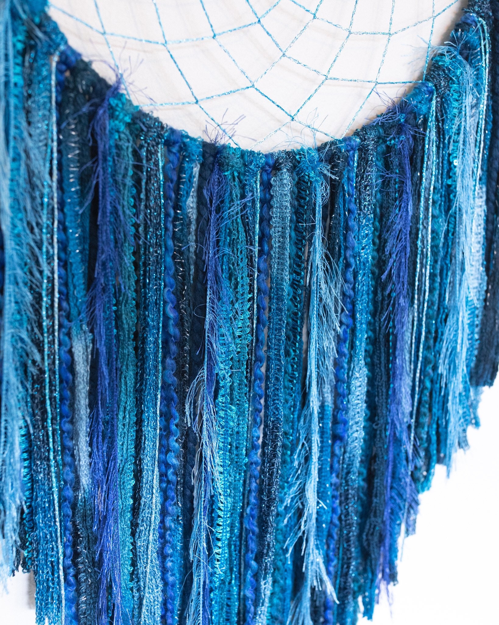 Blue Boho Dream Catcher - Etsy