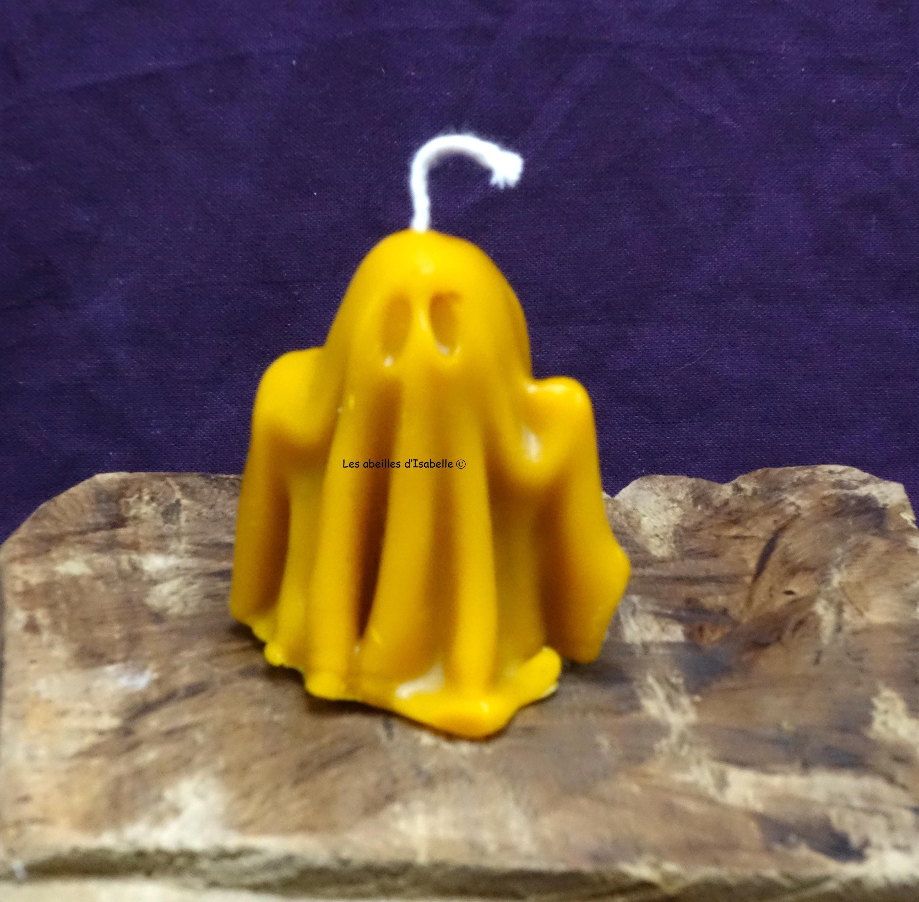 Pure Beeswax "ghost" Candle - Etsy