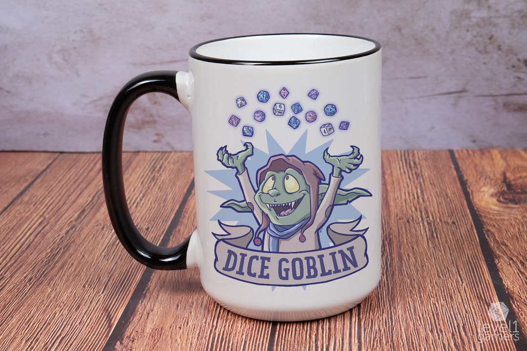 Dice Goblin Mug: RPG Dungeons and Dragons Gift - Etsy