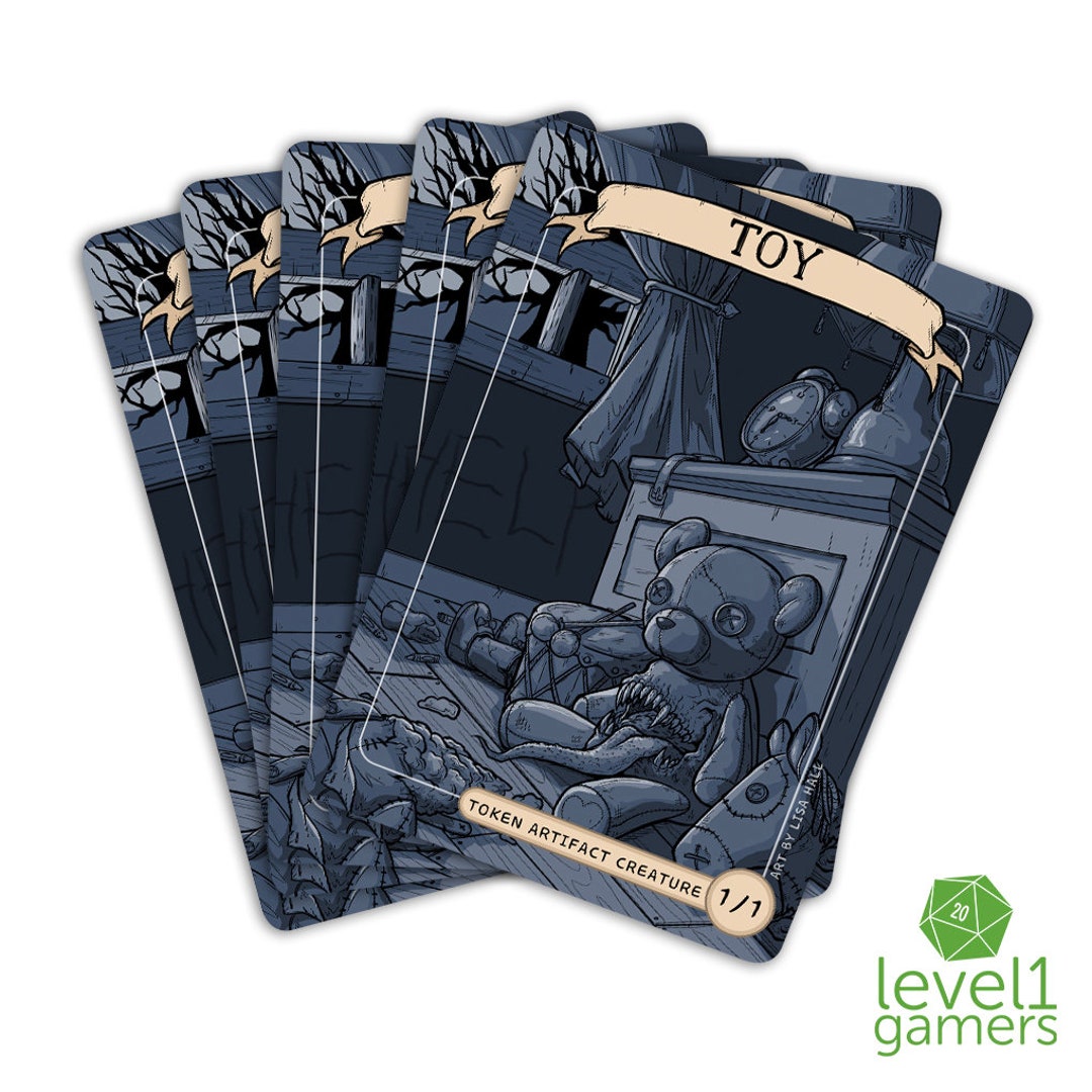 Toy Token Magic Card Pack (5 Cards) | Custom Hand-drawn Proxy Design ...