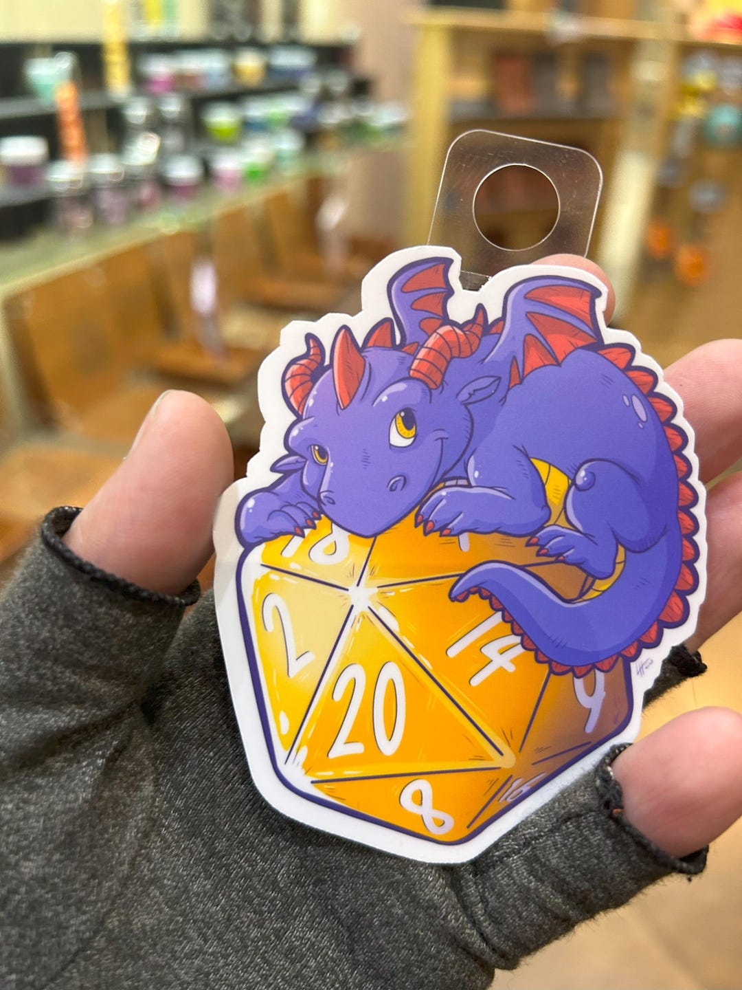 D20 Dragon Sticker | Dnd Dragon Decal for Dungeons and Dragons | Dragon ...