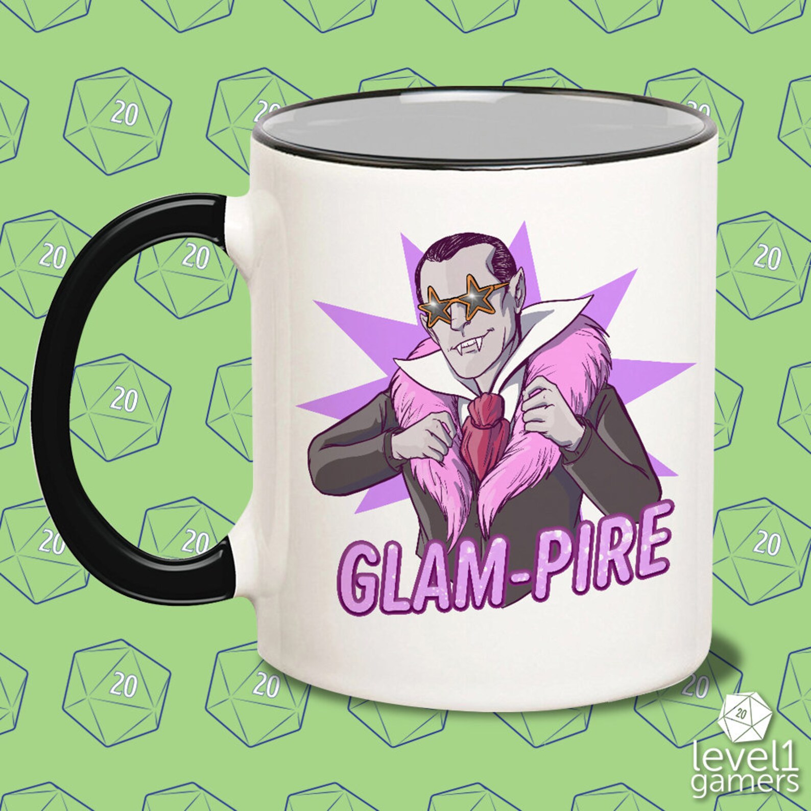 Glam-pire Mug Vampire Mugs Vampire Undead Vampire Vampire - Etsy