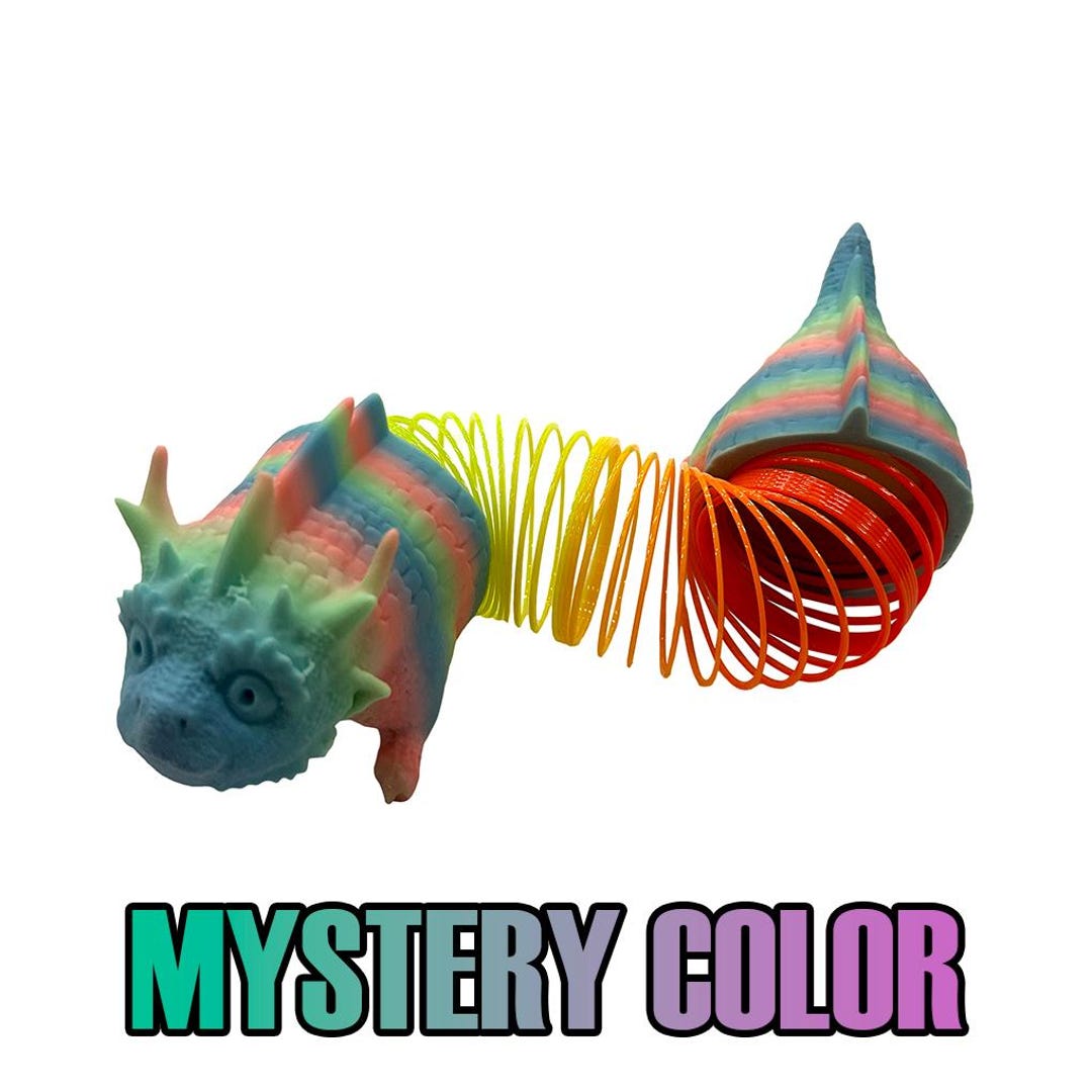 Mystery Color Dragon Slinky 3D Printed by Level 1 Gamers Mystery ...