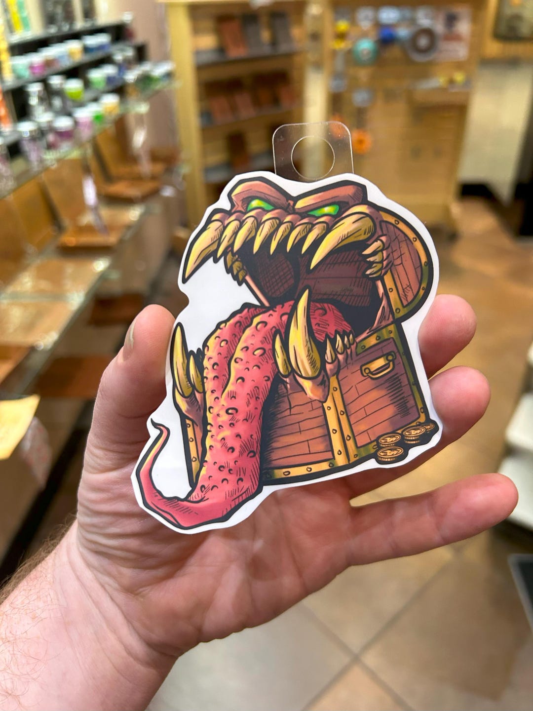 Mimic Chest Sticker | Treasure Decal for Dungeons and Dragons | Mimic ...