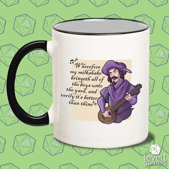 Bard Mug Funny Dnd Mug for Tabletop Gaming Dnd Gifts and - Etsy