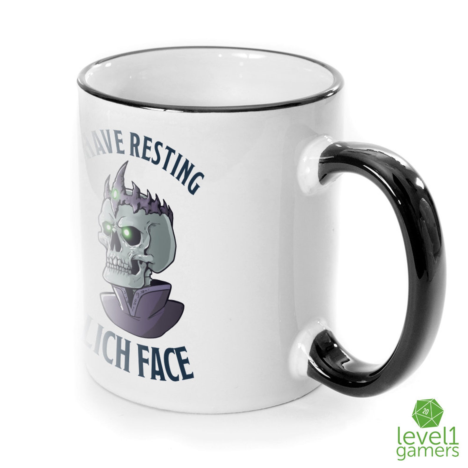 Resting Lich Face Lich Mug Undead Lich Zombie Mug Undead | Etsy