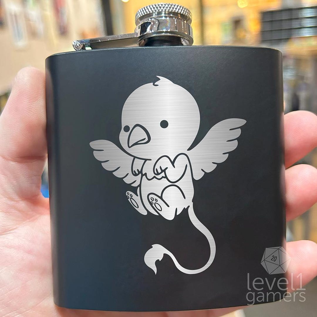 Griffin Flask | 6 Oz Powder Coated Stainless Steel for Storing Your ...