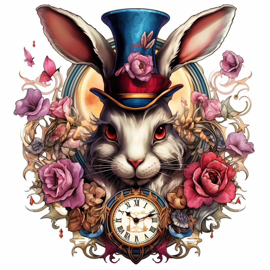 White Rabbit, Digital Wonderland, a Journey, Unique Art, Enhancing ...