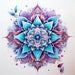 Colorful Mandala Art Print, Spiritual Home Decor (digital Print) - Etsy