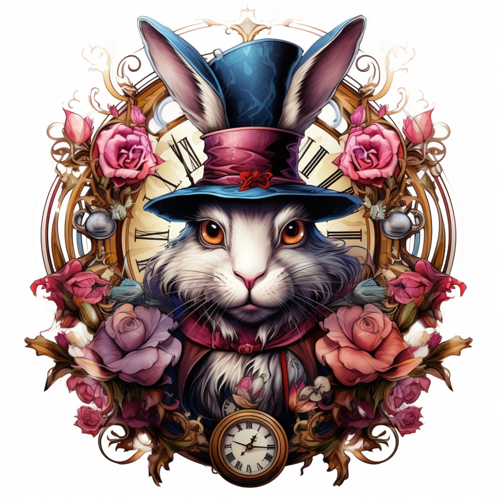 White Rabbit, Digital Wonderland, a Journey, Unique Art, Enhancing ...