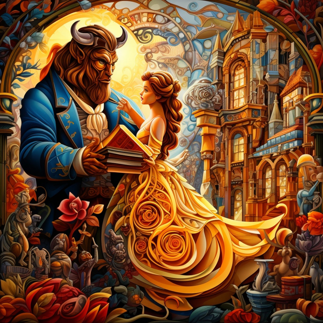 Beauty and the Beast, Digital Download,instant Prints, Beauty and the Beast Digital Download ...