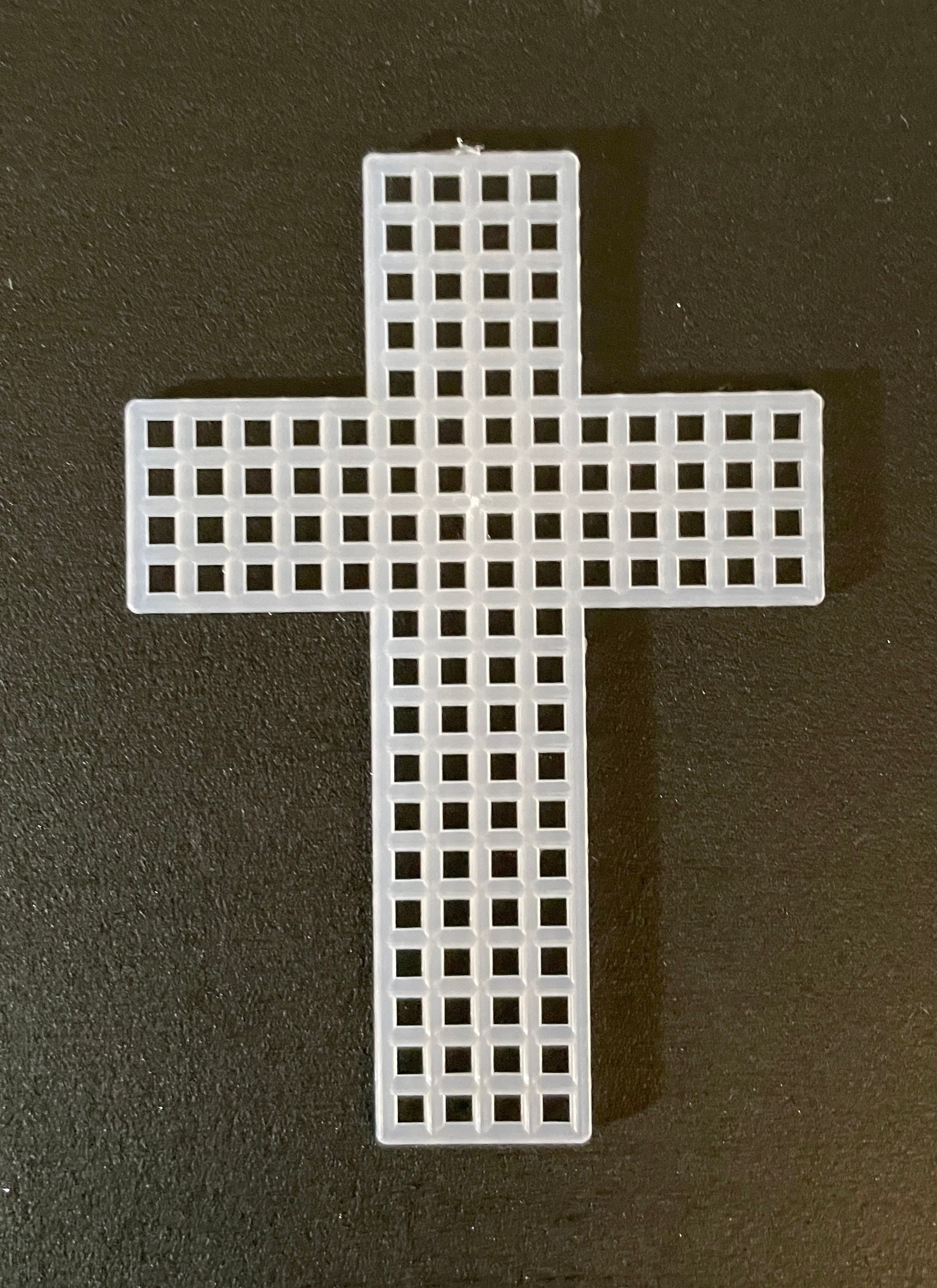 Set of 10 Cross Plastic Canvas 3”x2.5” 7 Mesh - Etsy