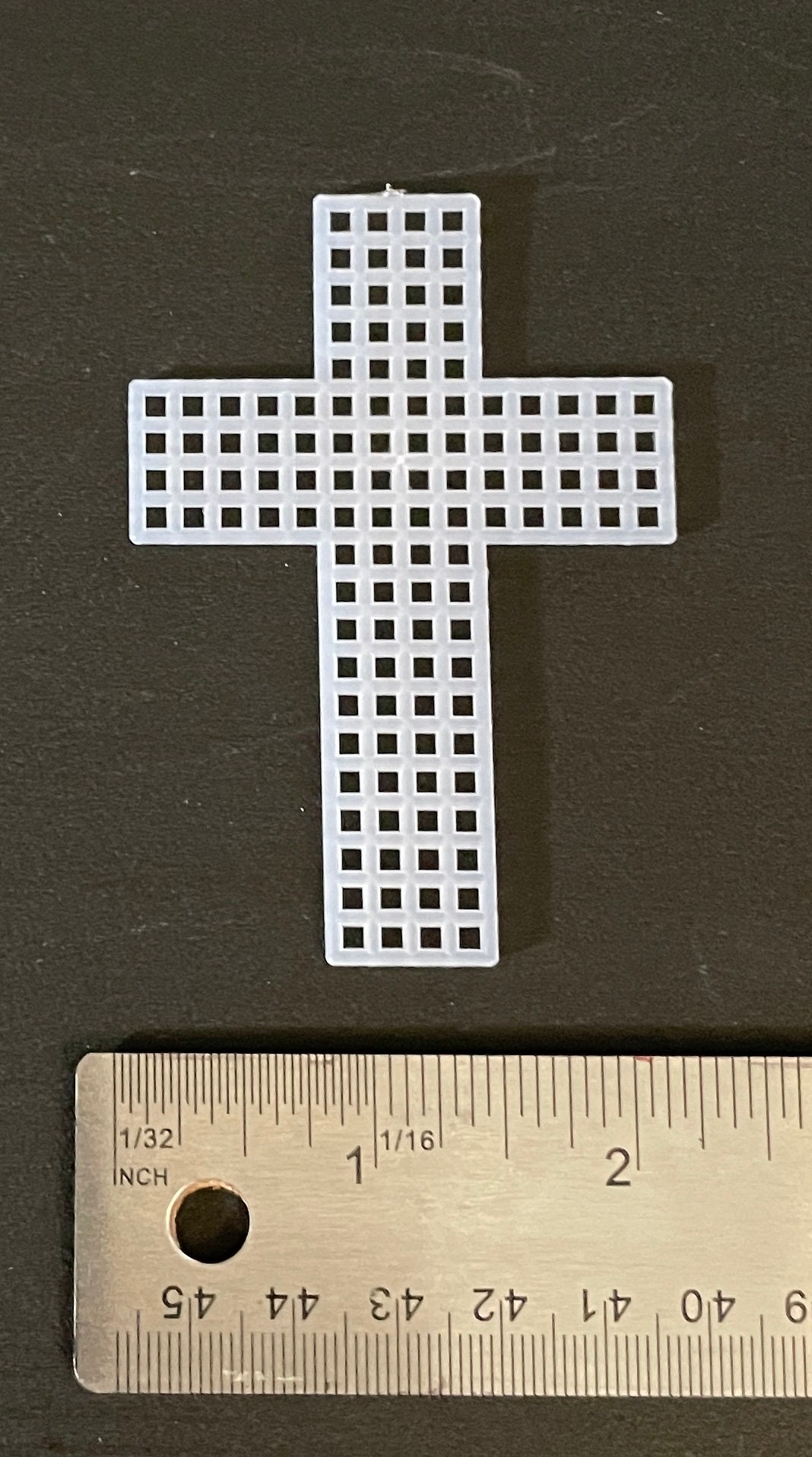 Set of 10 Cross Plastic Canvas 3”x2.5” 7 Mesh - Etsy