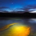 Rays of Night - Grand Prismatic Spring Colors at Night Fine Art ...