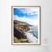 Big Sur - Colorful California Coastline, Ocean Wave Beach, Fine Art ...